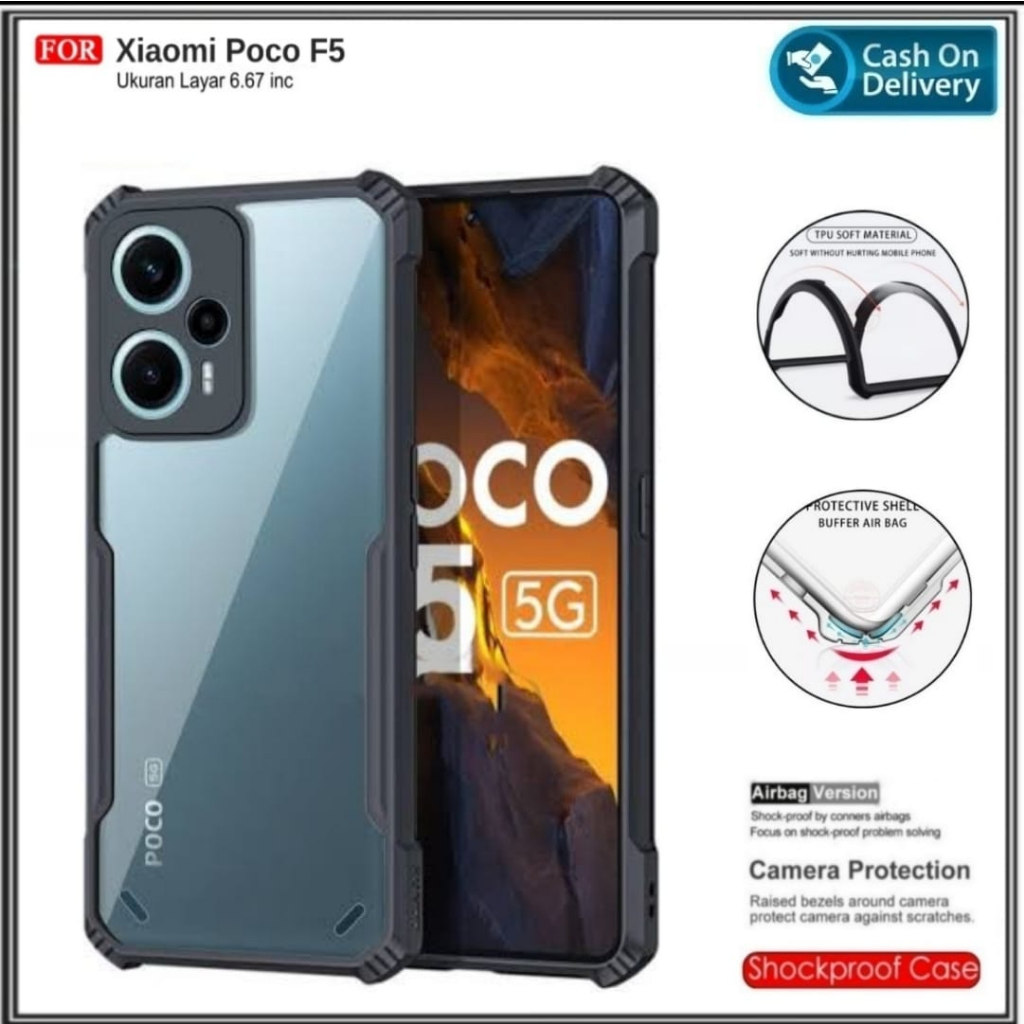 Jual Case Xiaomi Poco X5 5G F5 Hard Soft Fusion Armor Shockprooft TPU ...