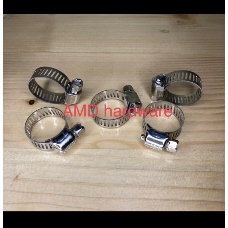 Jual Hose Clamp Klem Selang Kompresor Lpg Pvc Stainless Steel 7 8 3 4