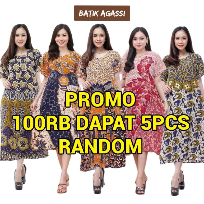 Jual daster murah 100 isi 5pcs daster harian | Shopee Indonesia