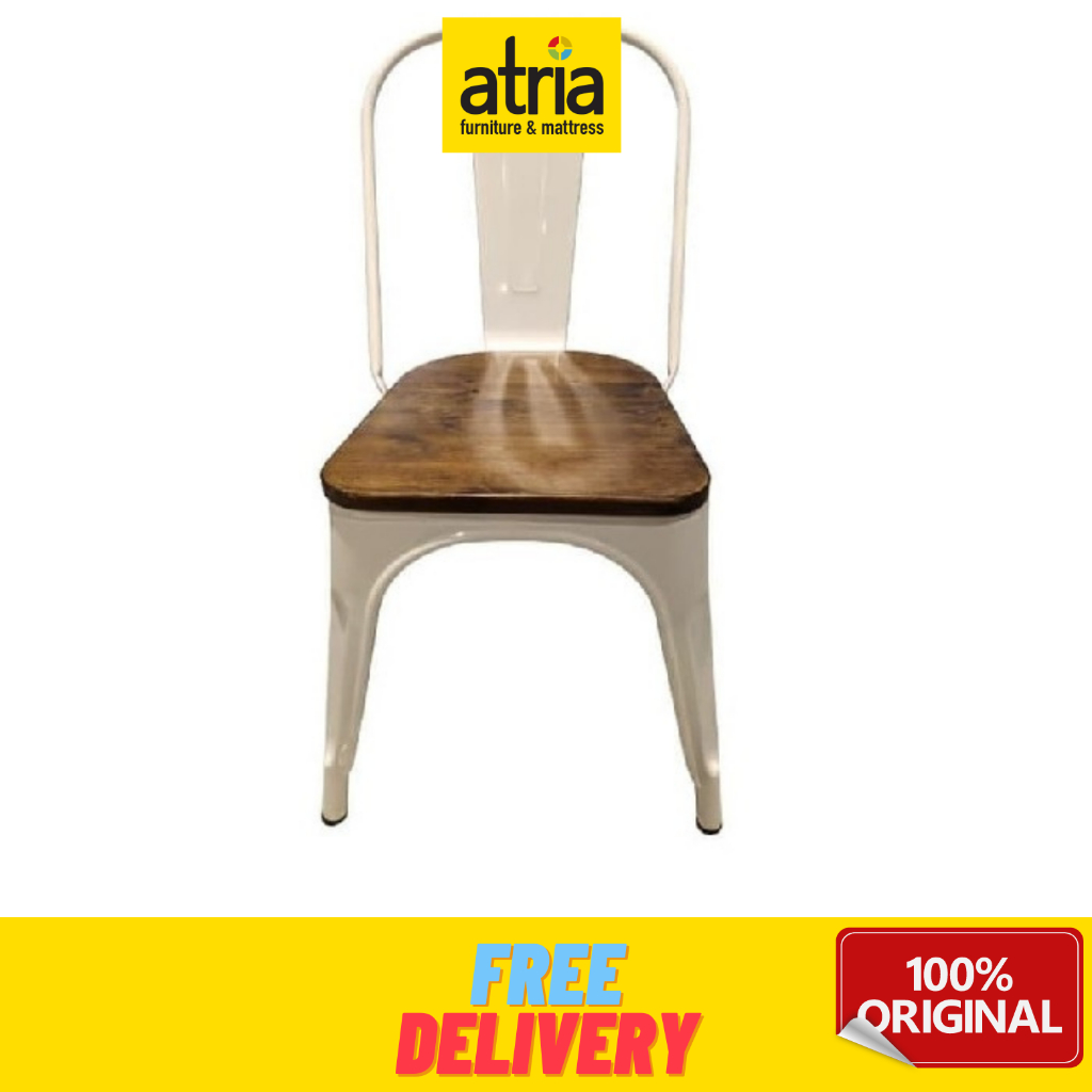 Jual Atria Kursi New Tolix Wood Chair H85CM Metal | Shopee Indonesia