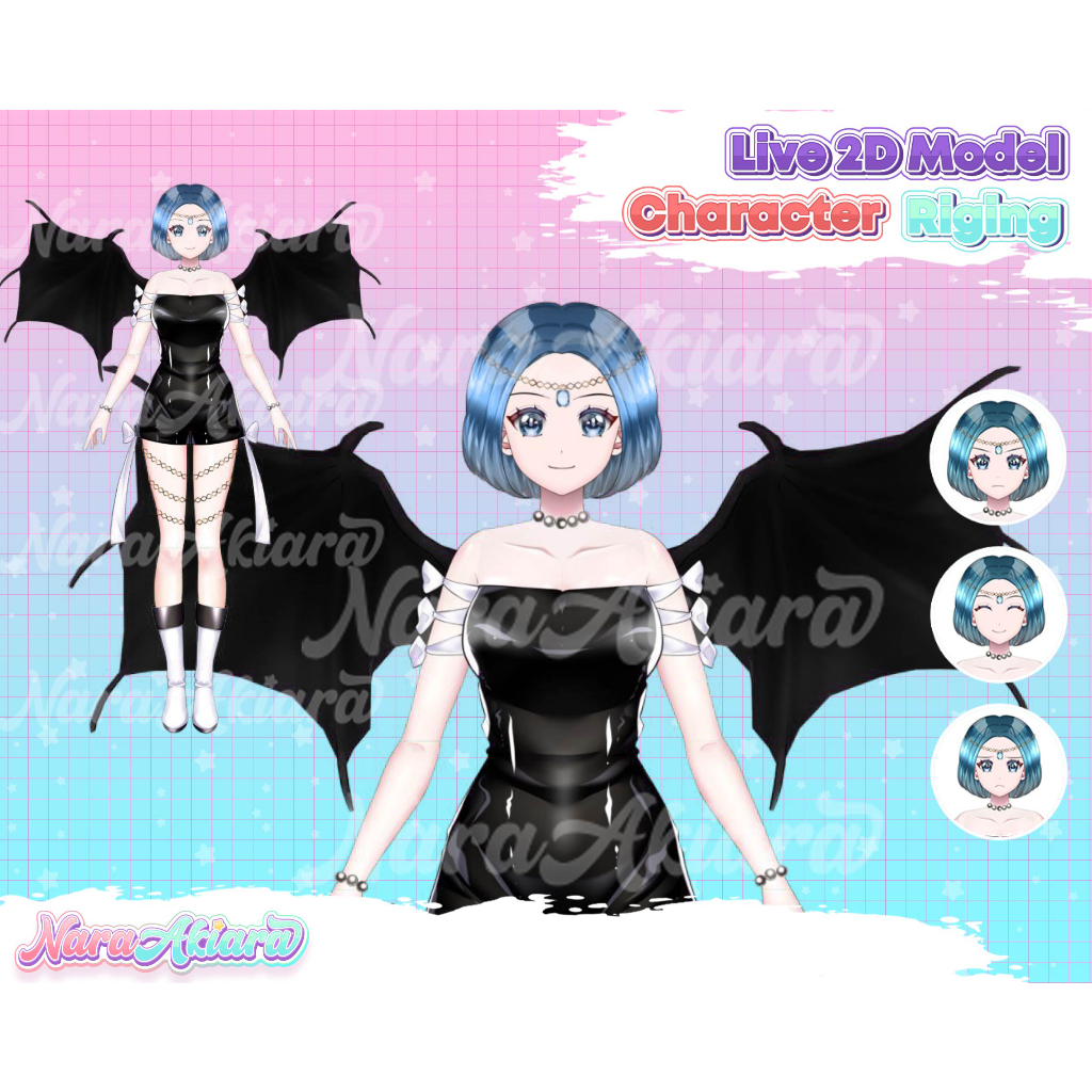 Jual Karakter Anime Vtuber Model Live2d, Jadi Diri Sendiri di Dunia ...
