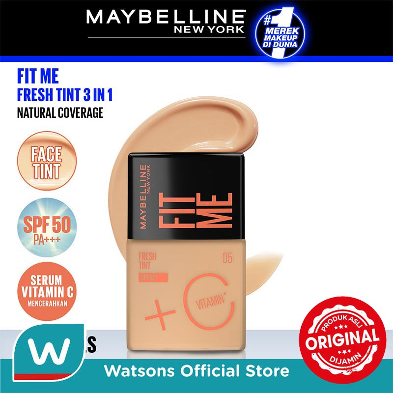 Jual Maybelline Fit Me Fresh Tint Spf 50 Shade 08 | Shopee Indonesia