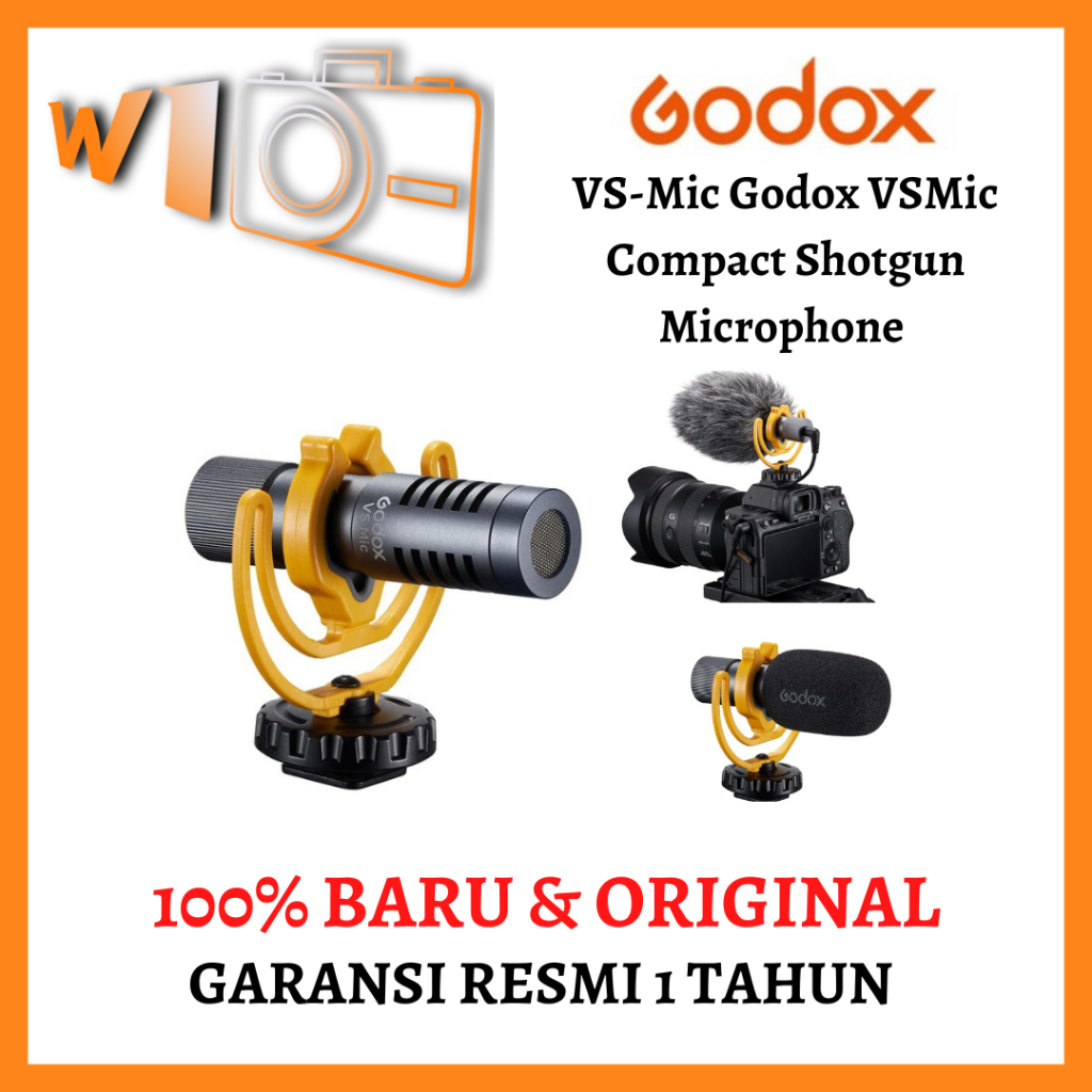 Jual Godox VS-Mic Godox VSMic Compact Shotgun Microphone | Shopee Indonesia