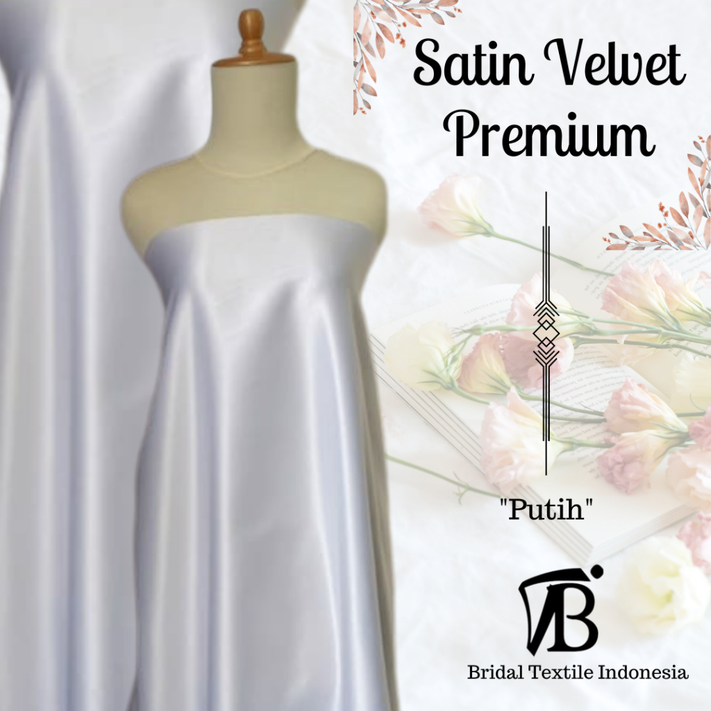 Jual Kain Bahan Furing Satin Pure Silk Velvet Premium Grade A Untuk ...