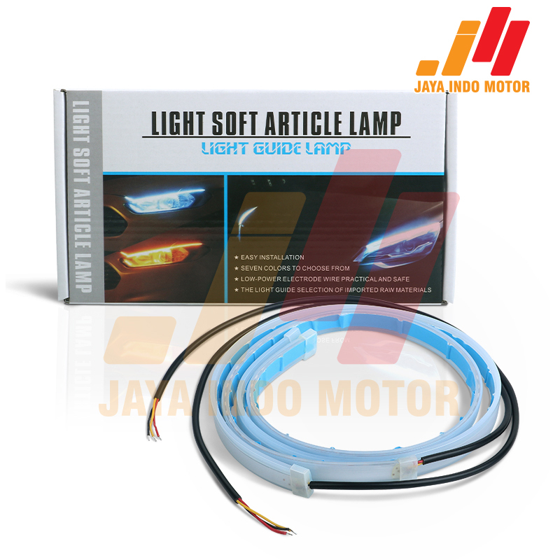 Jual Turn Signal Flowing Light Guide Strip Lampu LED Strip 60 Cm ...