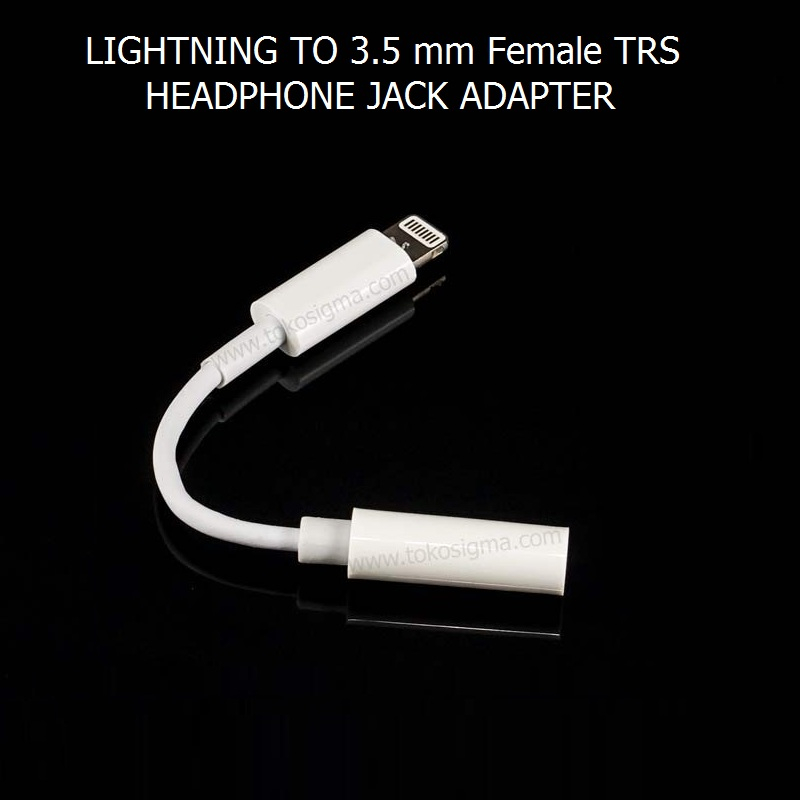 Jual LIGHTNING TO 3.5 mm HEADPHONE JACK ADAPTER - IPHONE 7 HANDFREE ...