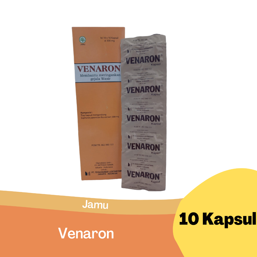 Jual VENARON 1 STRIP ISI 10 KAPSUL | Shopee Indonesia