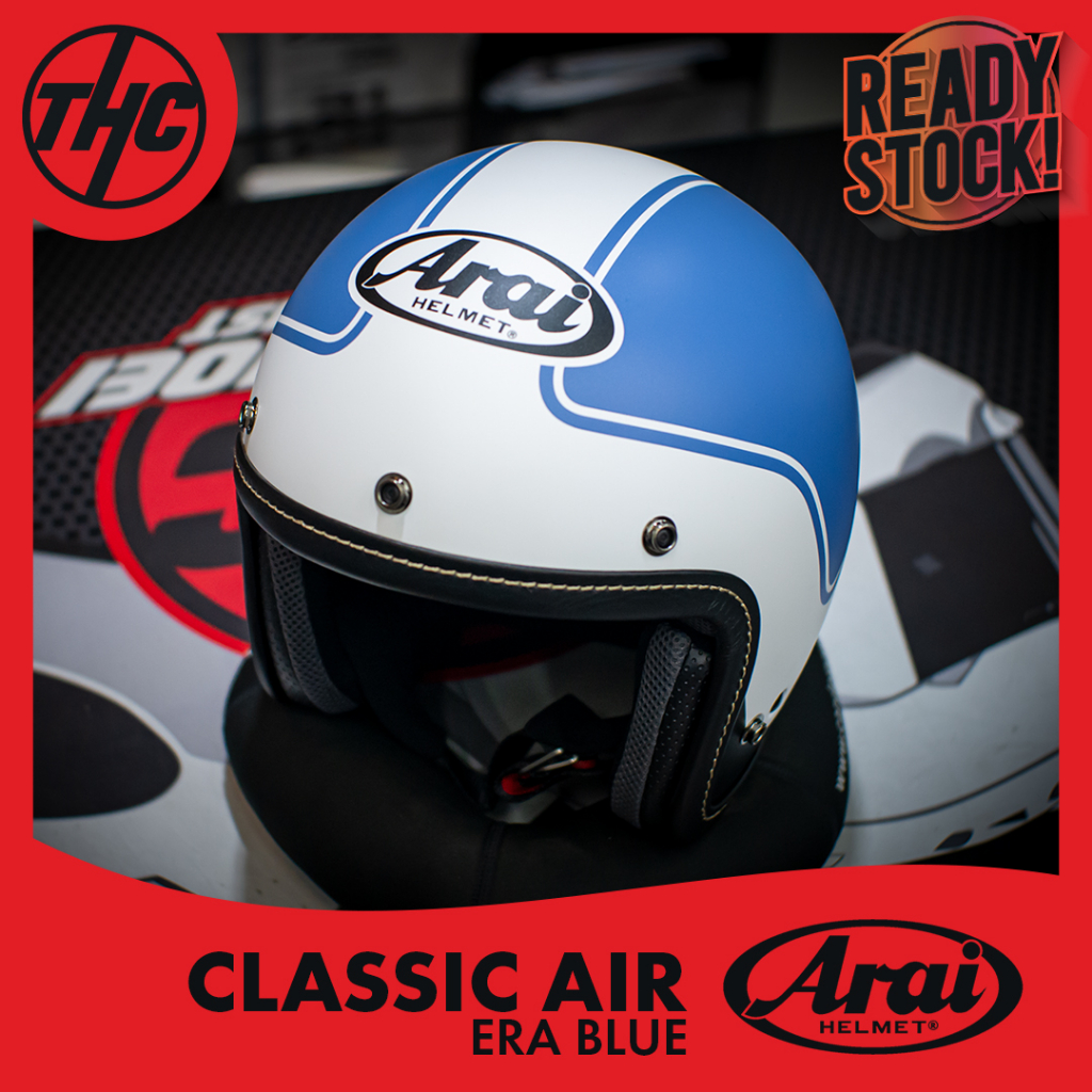Jual ARAI CLASSIC AIR ERA BLUE RETRO HALF FACE HELM ORIGINAL | Shopee ...