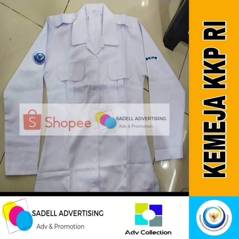 Jual Kemeja PDH KKP RI Seragam PDH KKP RI Putih Lengan Panjang ...
