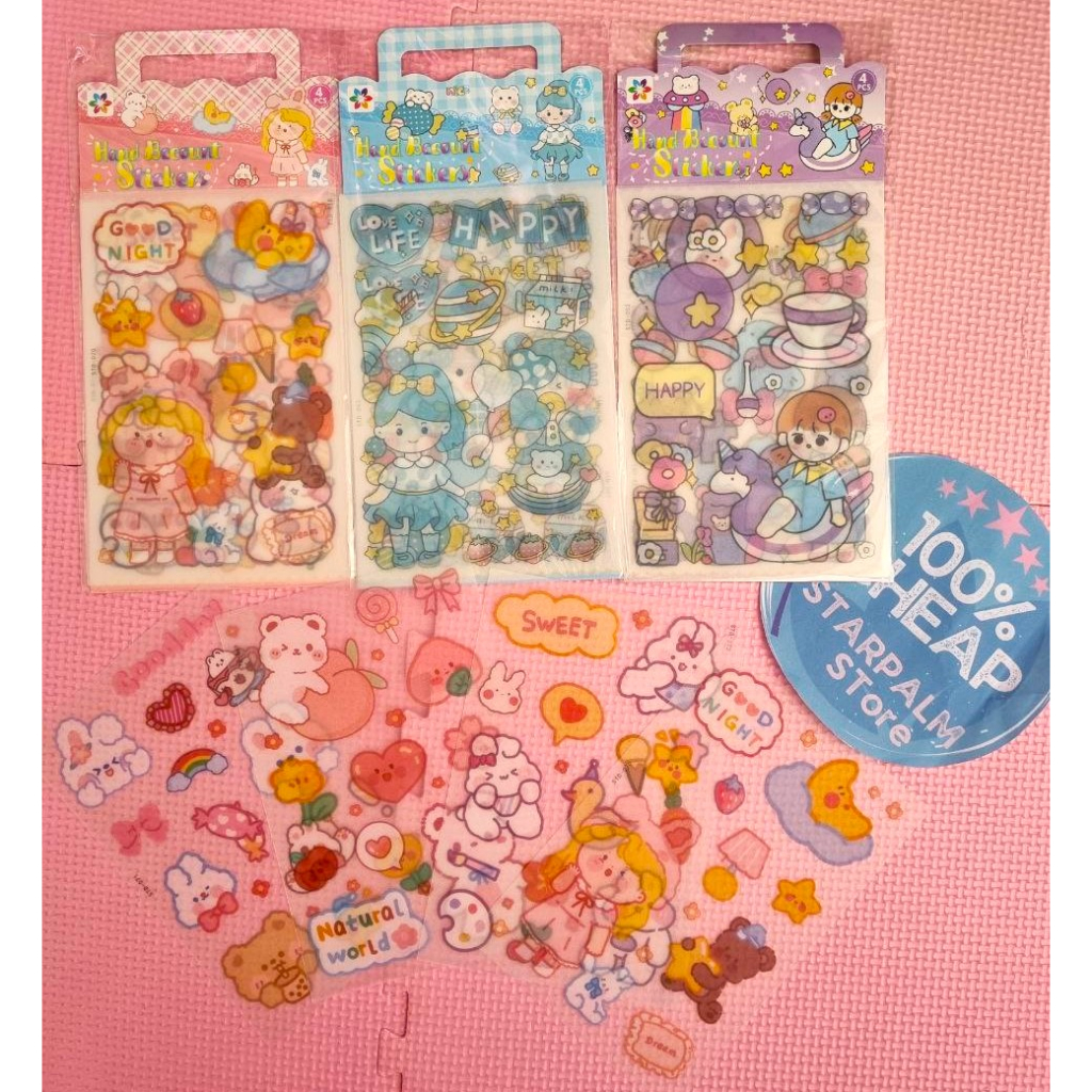 Jual Sticker 2D Scrapbook handphone Aksesoris Aesthetic Lucu/ Viral ...