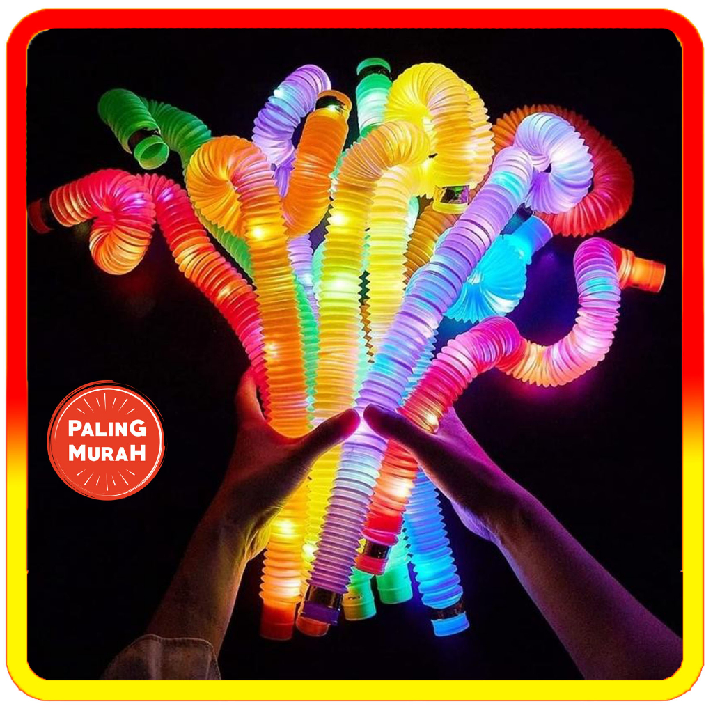 Jual CL Mainan Light Up Tubes Pop Pipes LED / Mainan Anak Lampu LED ...