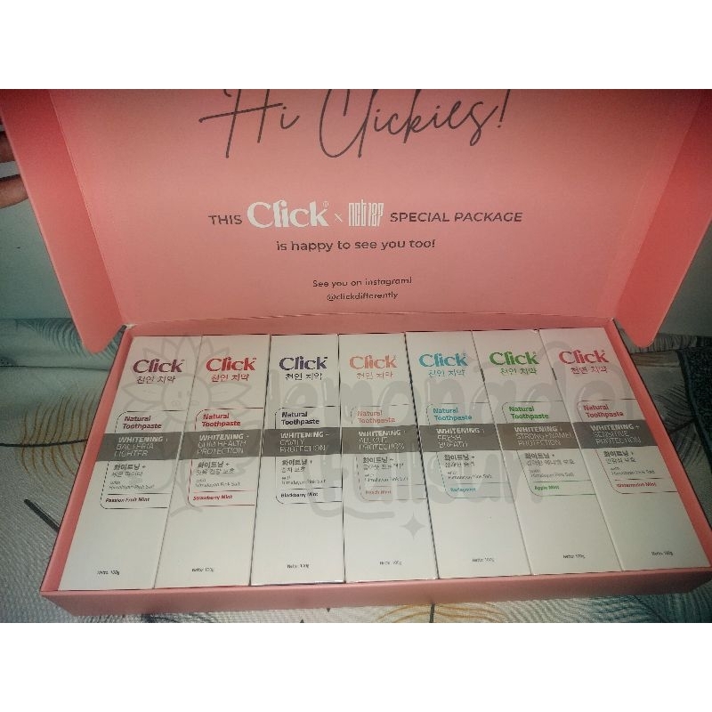 Jual pasta gigi click x nct 127 | Shopee Indonesia
