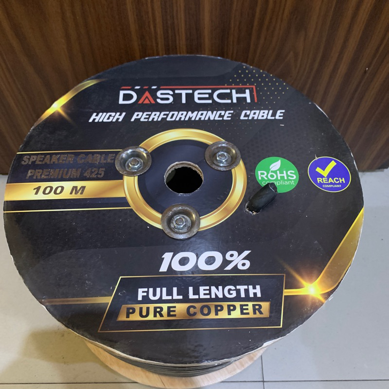 Jual Kabel Premium Speaker Dastech 4x2,5mm FULL TEMBAGA per Roll ...