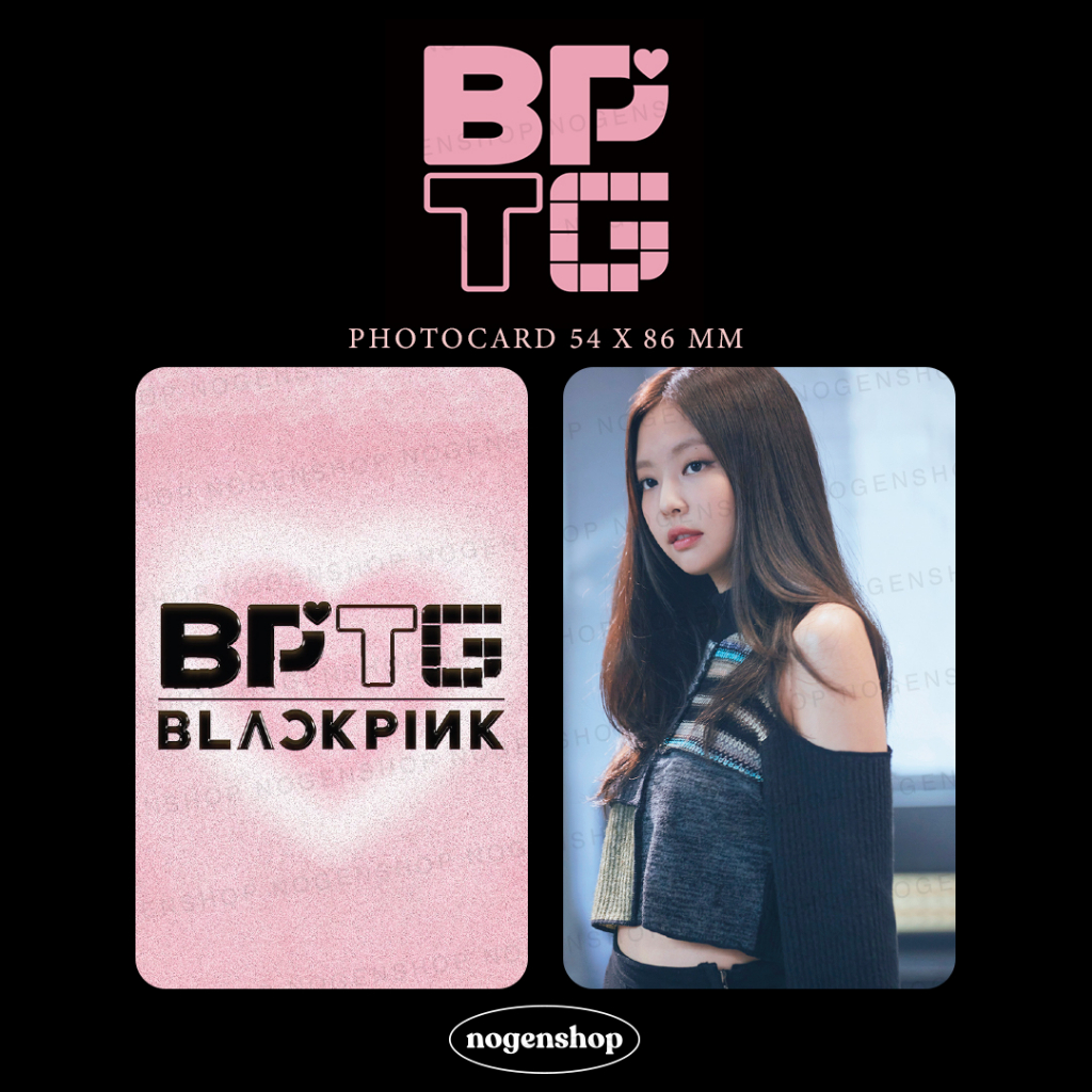Jual PHOTOCARD PC BLACKPINK THE GAMES BPTG [FANMADE] | Shopee Indonesia