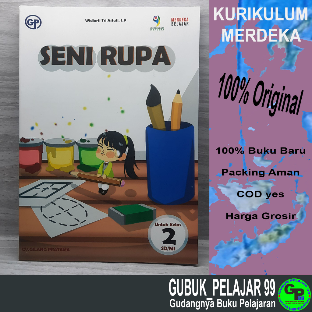 Jual Buku Paket Siswa SENI RUPA Kelas 2 SD/MI Kurikulum Merdeka GILANG PRATAMA | Shopee Indonesia