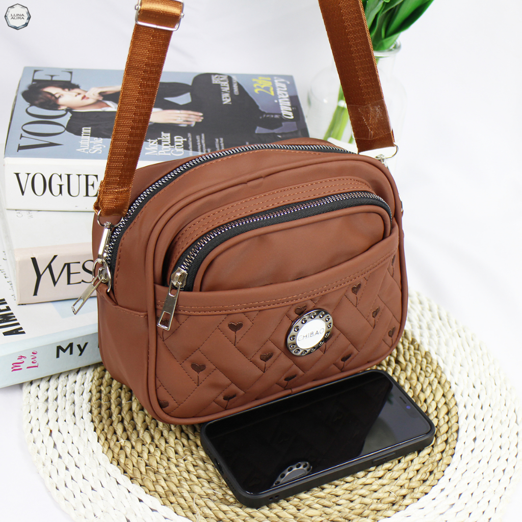 Jual Luna Aura Tas Selempang Wanita Cocoli Kamala 4 Ruang Tas Banyak ...