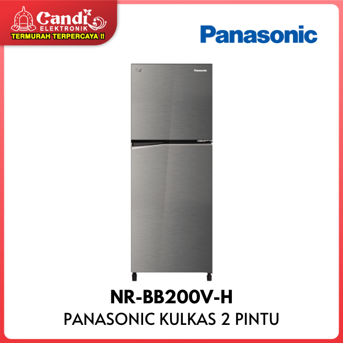 Jual PANASONIC Kulkas 2 Pintu Kapasitas 196 Liter Econavi Inverter Ag ...