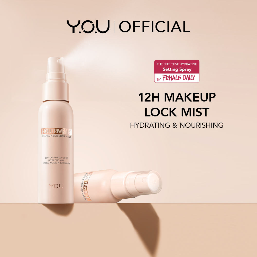 Jual YOU NoutriWear+ Makeup Stay Lock Mist 12 Jam - Setting Spray, Oil ...