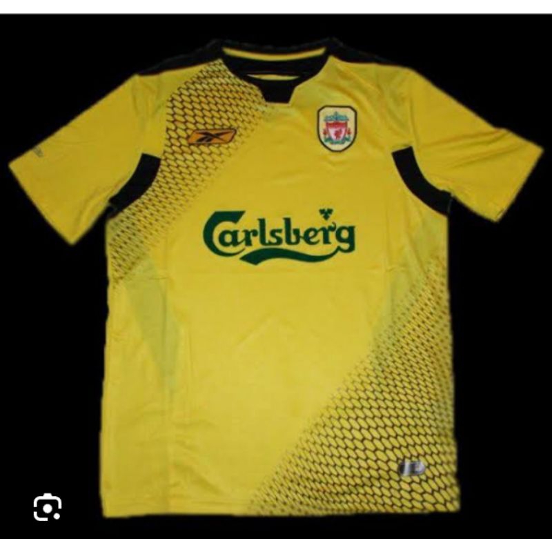 Jual Retro Jersey Liverpool hijau kuning - FULL PRINTING - Free Custom ...