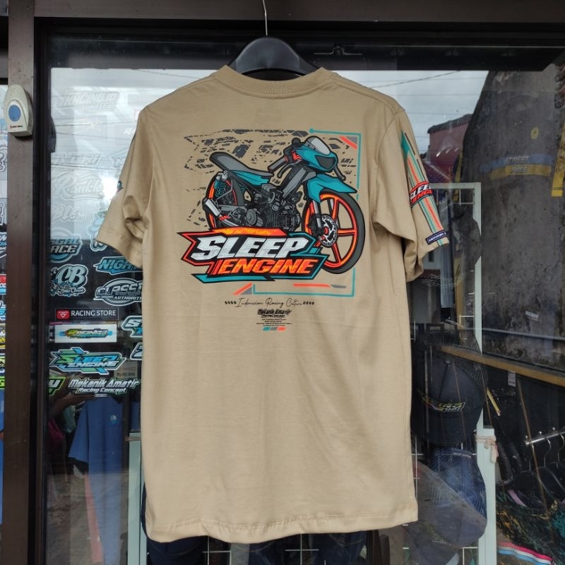 Jual kaos sleep engine Vega mekanik amatir best seller plastizol ...