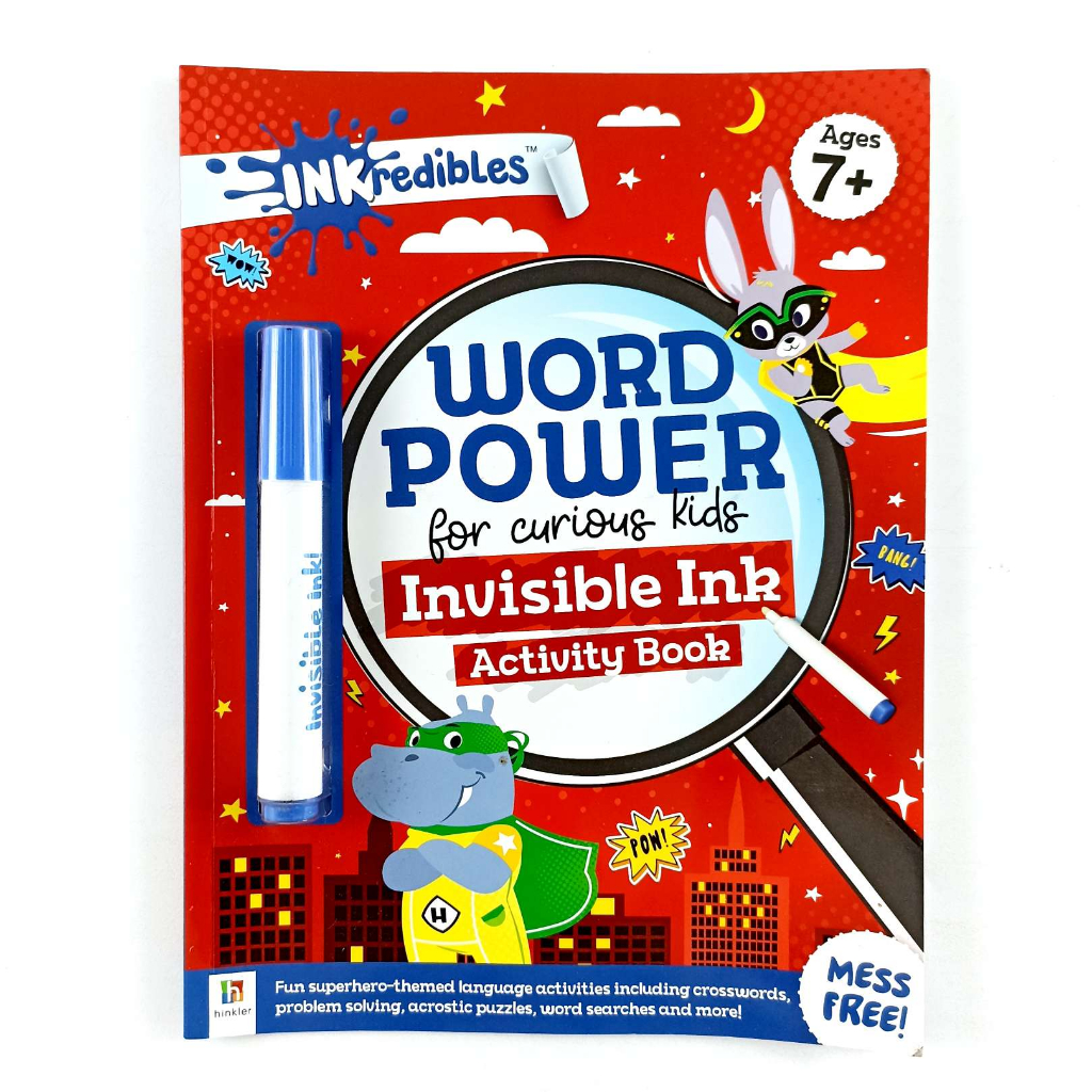 Jual ORIGINAL Inkreibles Word Power for curious kids Invisible Ink ...