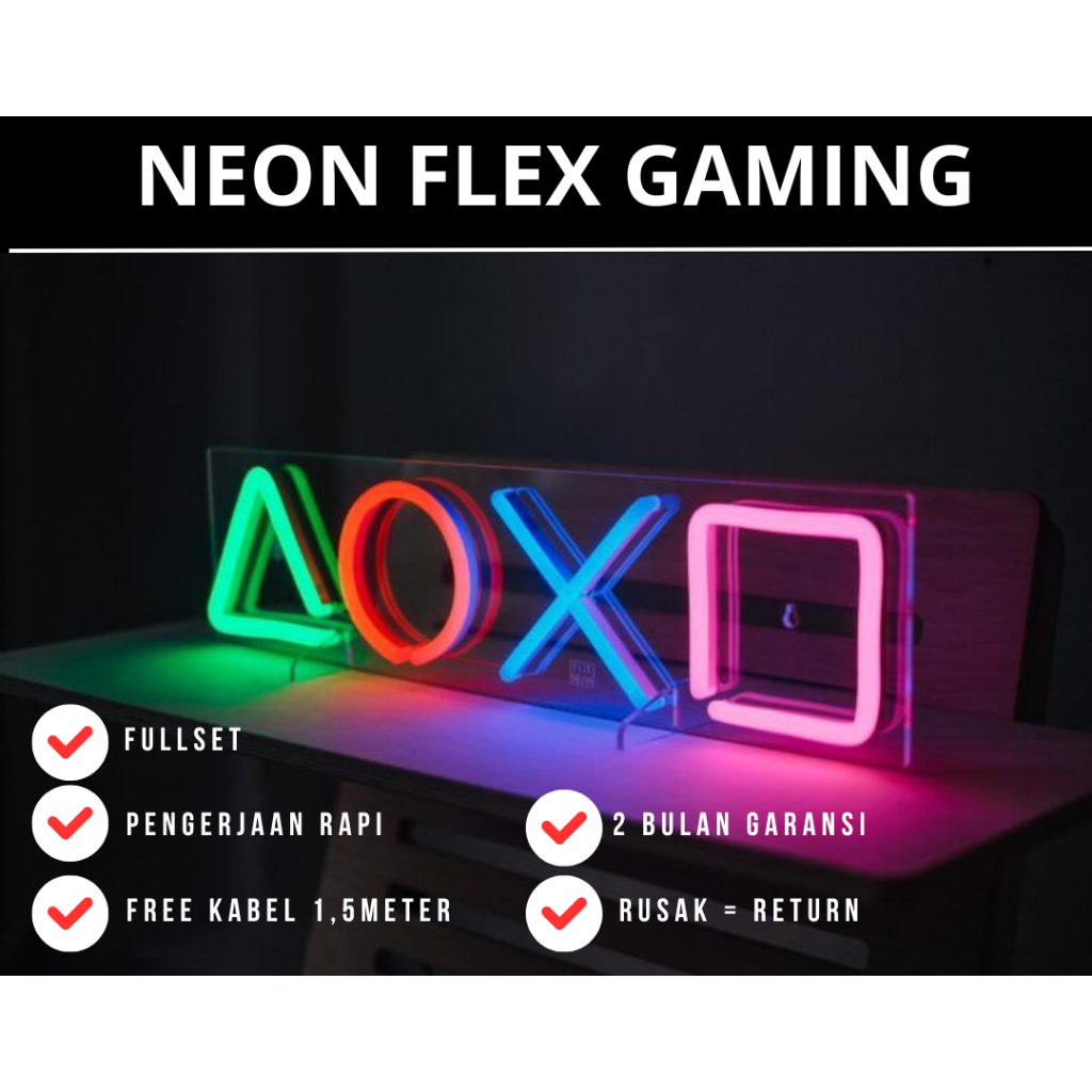 Jual FULLSET Neon Flex Ready Stok | Shopee Indonesia
