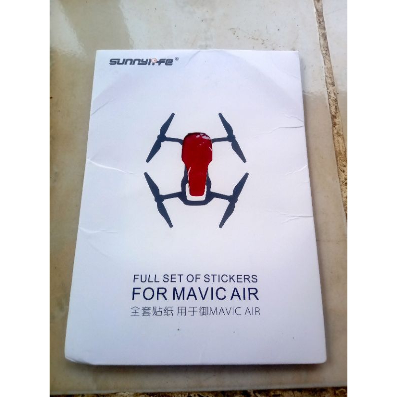 Jual DJI mavic Air stickers PVC Sunnylife waterproof - Merah | Shopee ...