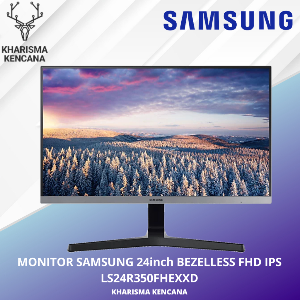Jual Monitor Samsung 24inch LED with bezel-less design FHD LS24R350 ...