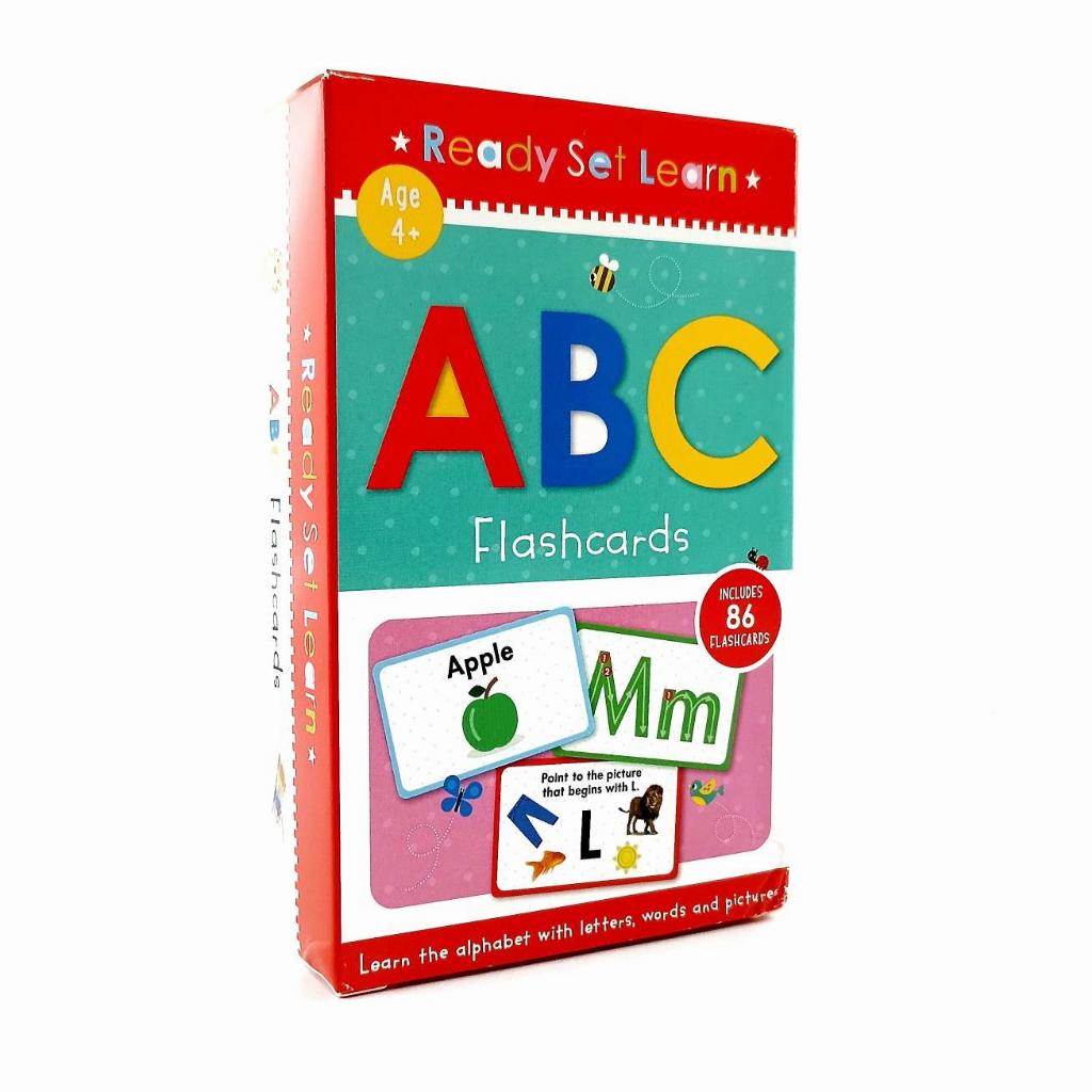 Jual ORIGINAL Ready, Set, Learn ABC Flashcards - Leon Books | Shopee ...
