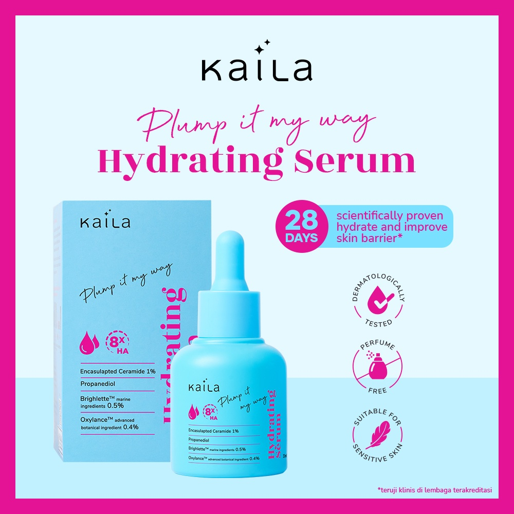 Jual GLOWUP KAILA SKINCARE SERIES |Kaila Plump It My Way - Hydrating ...