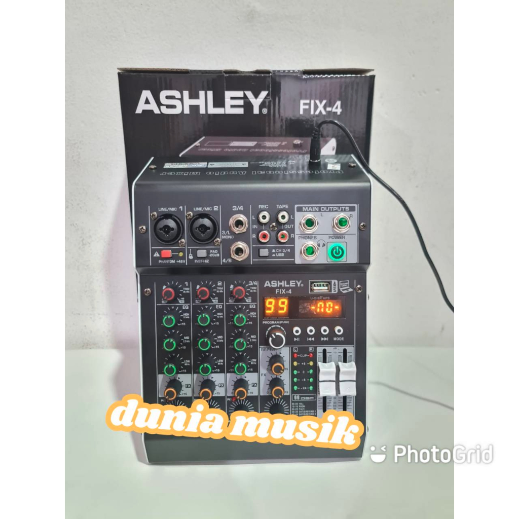 Jual MIXER ASHLEY FIX 4 FIX4 ORIGINAL BISA SOUNDCARD | Shopee Indonesia