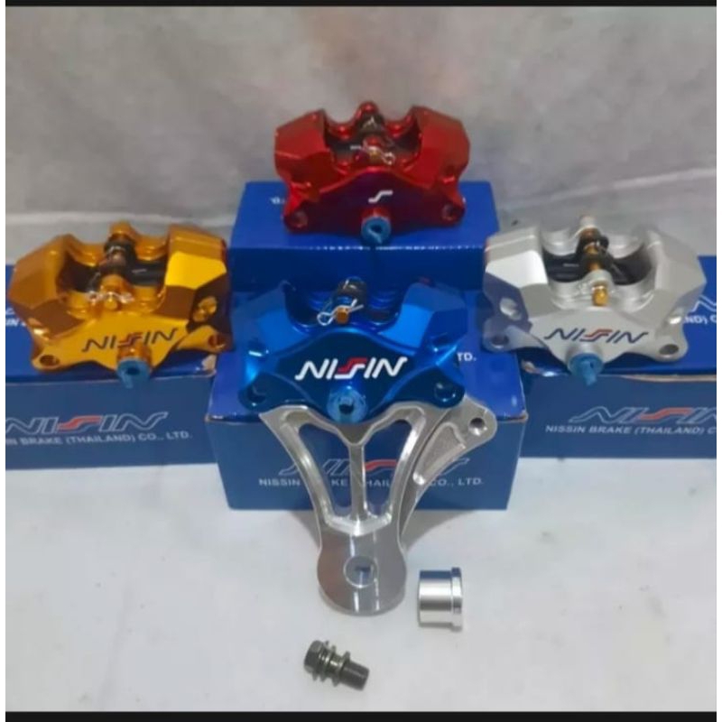 Jual Paket Kaliper 2Piston 2P Belakang Plus Breket Full CNC Ninja R/Ninja RR/Ninja 150/Satria Fu ...