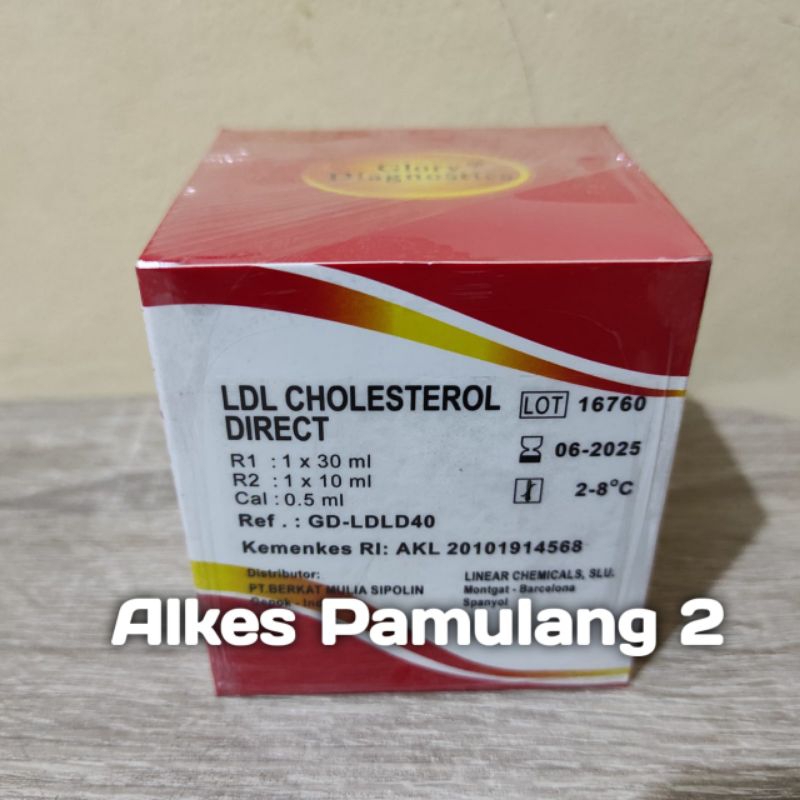 Jual Reagen LDL Direct Cholesterol 1x40 ml Glory | 12-2025 | Shopee ...