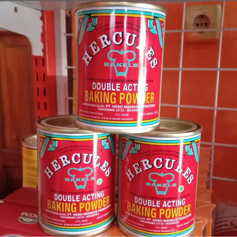 Jual baking powder hercules double acting 110 gram | Shopee Indonesia