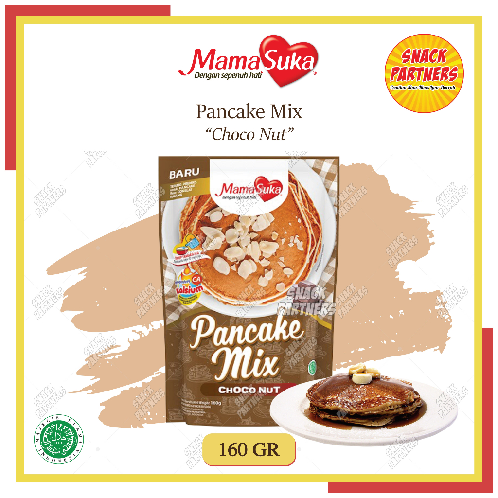 Jual MAMASUKA PANCAKE MIX - Mama Suka Tepung Premix Premiks Instant Kue ...