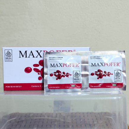 Jual MAXPOFER EFFERVESCENT (BOX 10 TABLET) MEMENUHI KEBUTUHAN ZAT BESI ...