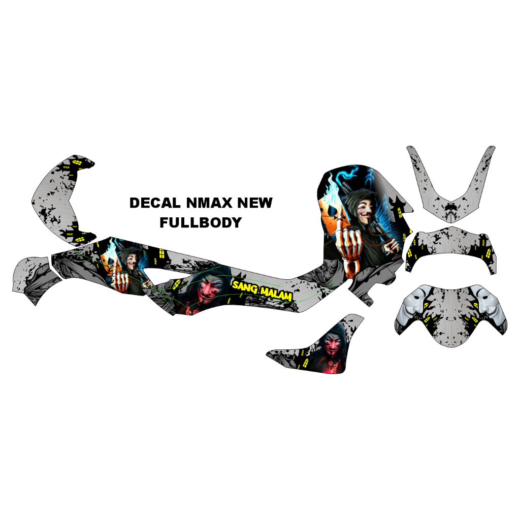 Jual Decal Stiker FullBody Motor Yamaha Nmax New 2020/2021/2022/2023 ...