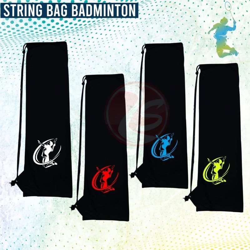 Jual Tas serut raket bulutangkis jump smash tas raket murah bagus ...