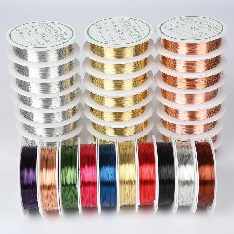 Jual 1 rol Kawat kecil mudah dibentuk special copper wire for jewelry ...