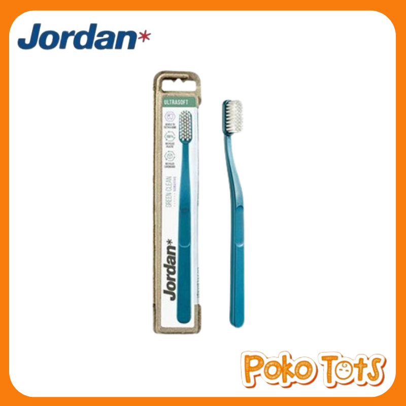Jual Jordan Green Clean Toothbrush Soft Sikat Gigi Dewasa WHS | Shopee ...