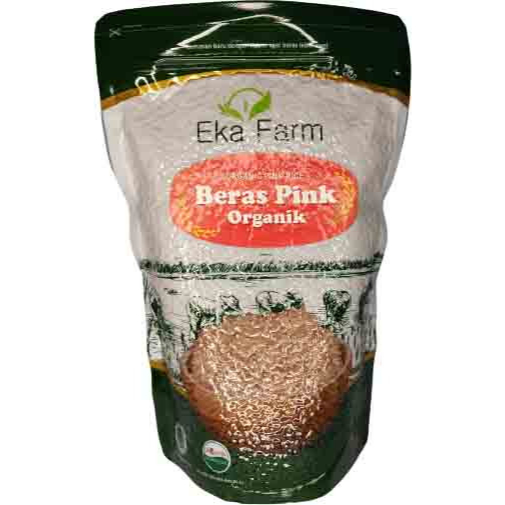 Jual Beras Pink Organik Eka Farm 1Kg. Kemasan Vakum | Shopee Indonesia