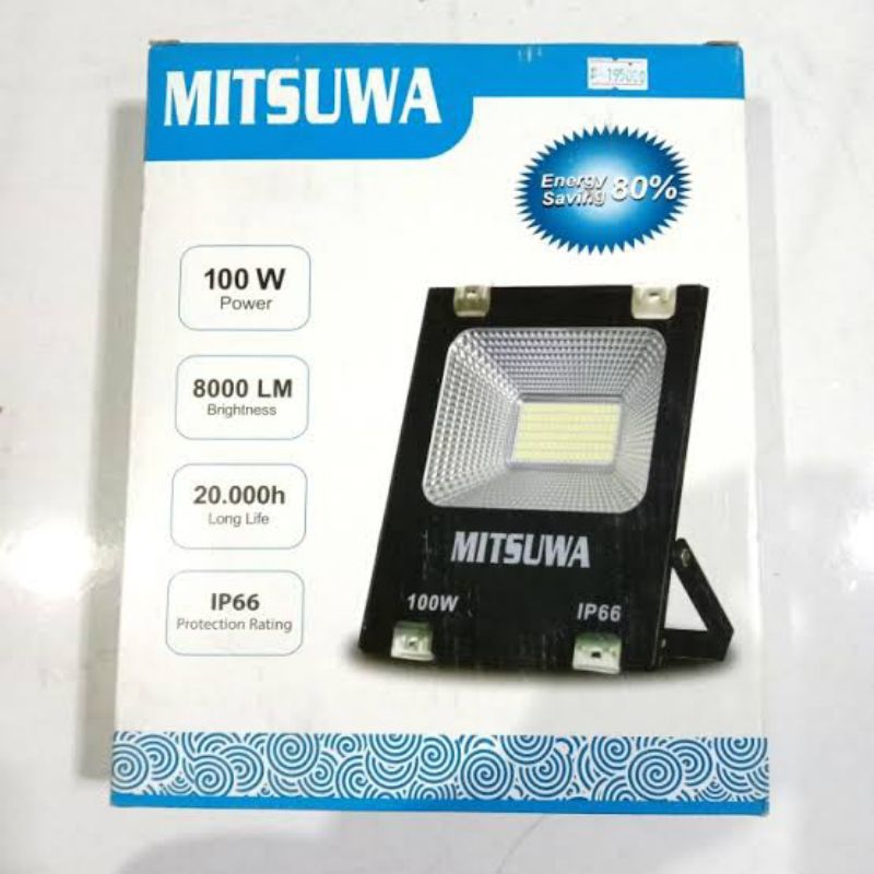 Jual LAMPU TEMBAK LED MITSUWA 100W / KAP SOROT LED MITSUWA 100 WATT INDOOR & OUTDOOR | Shopee ...
