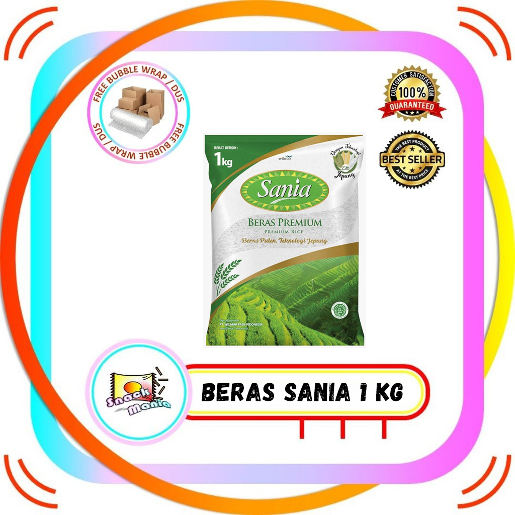 Jual Sania Beras Putih Premium Rice Grain 1 kg | Shopee Indonesia