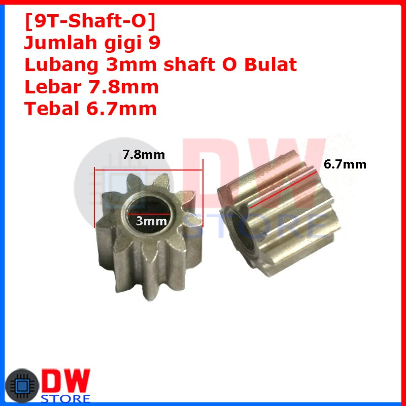 Jual Gear Motor Dinamo 550 540 545 555 Obeng Bor Drill Grinder Cordless Baterai 9T 12T 13T 14T ...