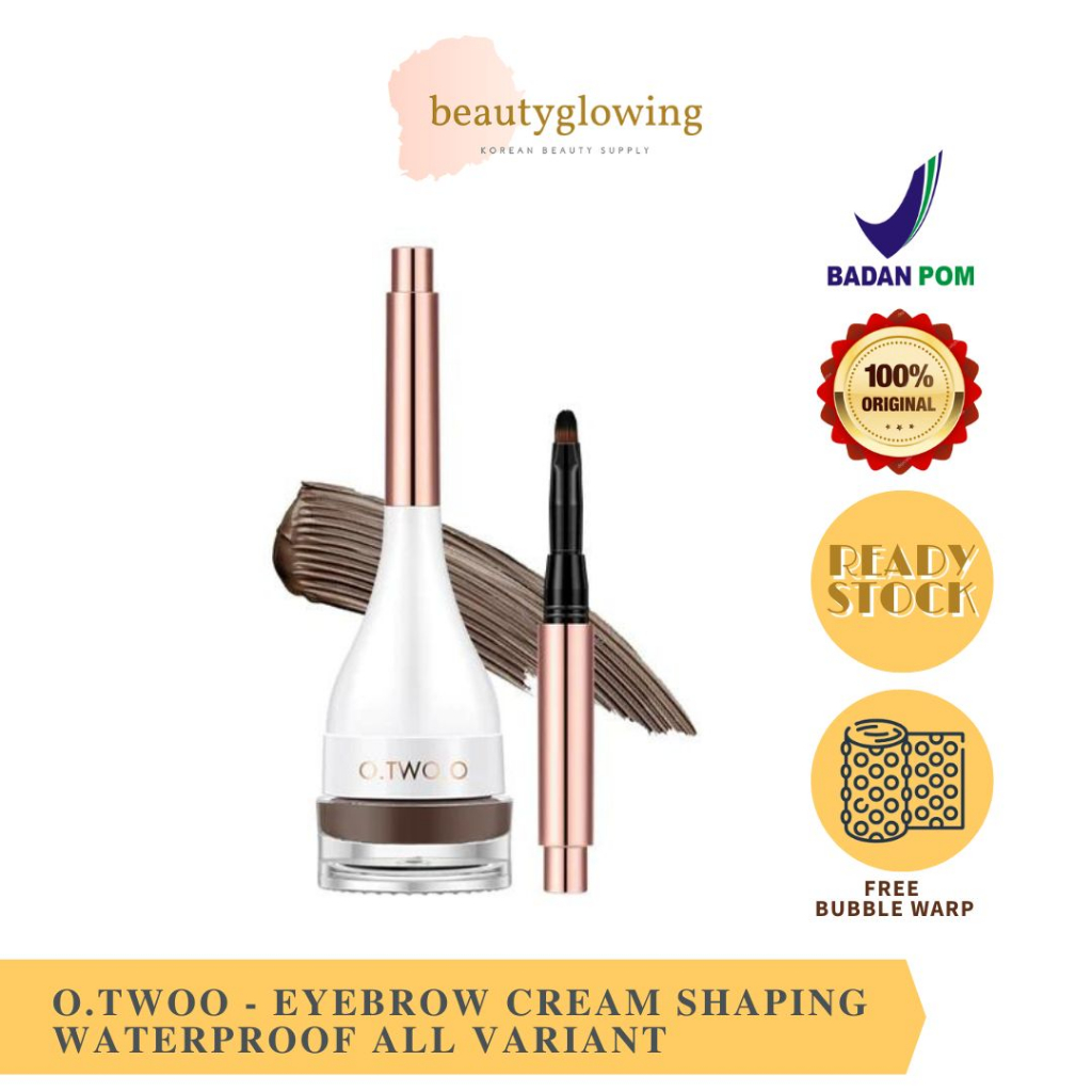 Jual OTWOO BROW CREAM / POMADE Eyebrow Cream Shaping waterproof / BROW ...