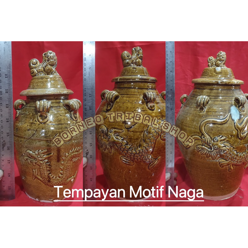 Jual Tempayan Motif Naga 43cm | Shopee Indonesia