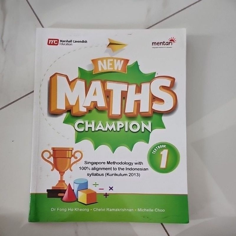 Jual new maths champion textbook 1 | Shopee Indonesia