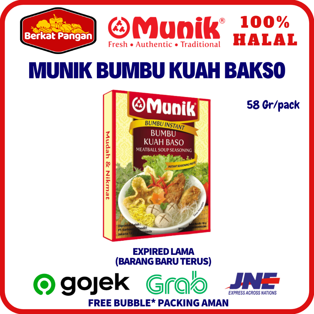 Jual Bumbu Instant Munik Rasa Rendang Semur Soto Betawi Sop Buntut Rawon Nasi Hainam Sayur Asam ...