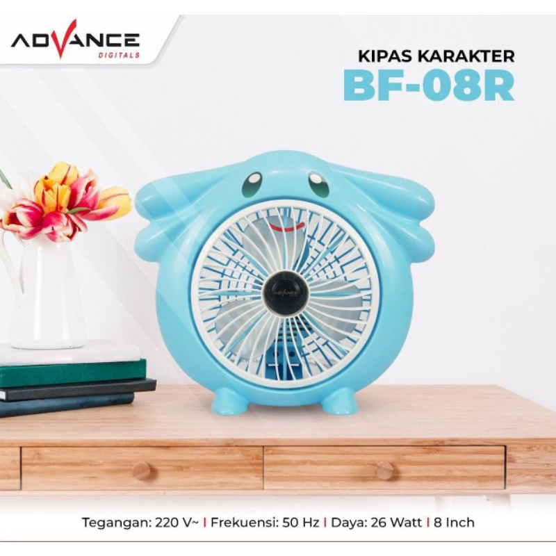 Jual Advance BF-08 Kipas Angin Karakter 8 Inch Kipas Duduk Lucu Desktop ...