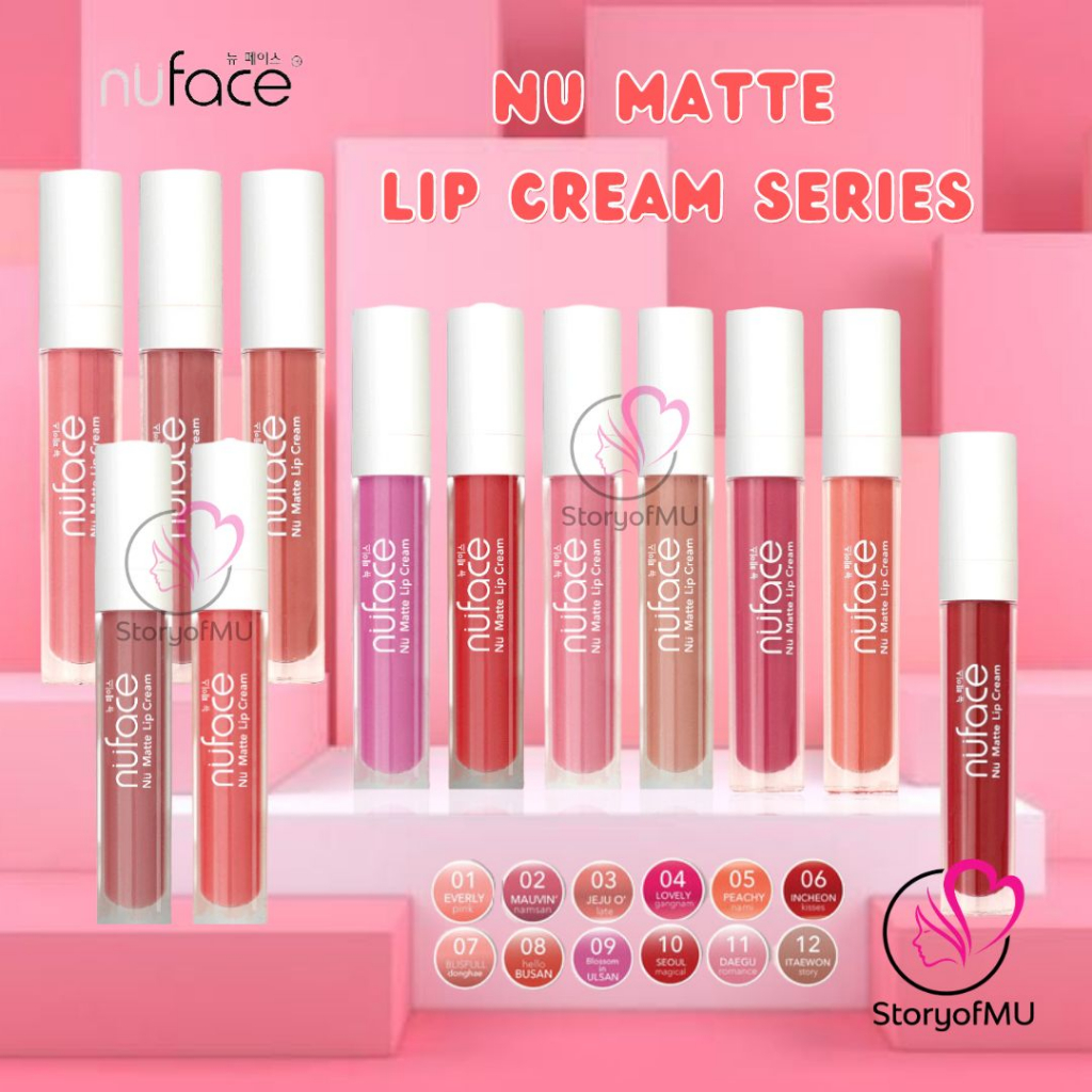Jual NUFACE Nu Matte Lip Cream 4gr - Moisture Lip Cream | Sensasi ...